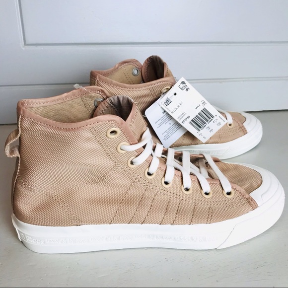 Adidas Shoes Adidas Nizza High Rf Pale Nude Poshmark